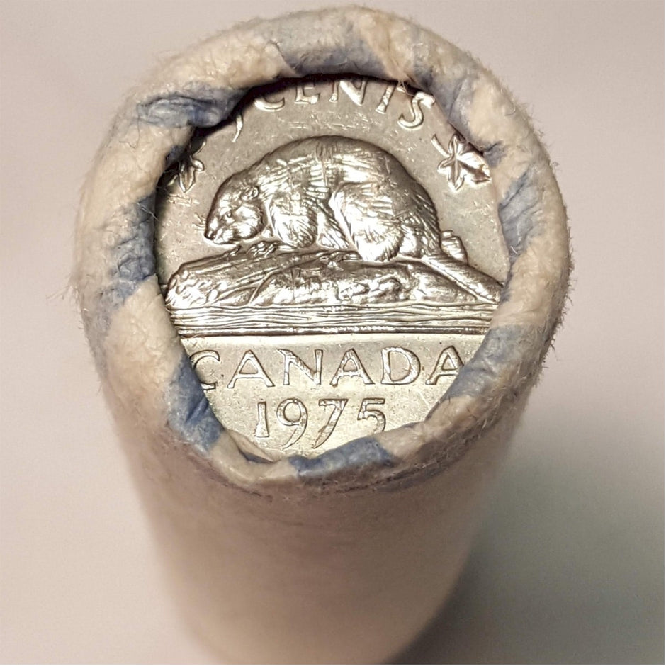 Canada 5-cent Rolls (40pcs) - Colonial Acres Coins