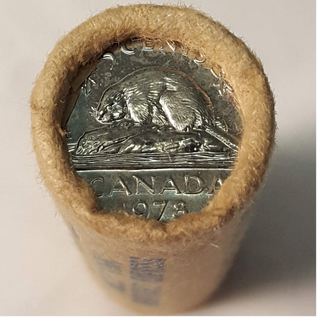 Canada 5-cent Rolls (40pcs) - Colonial Acres Coins