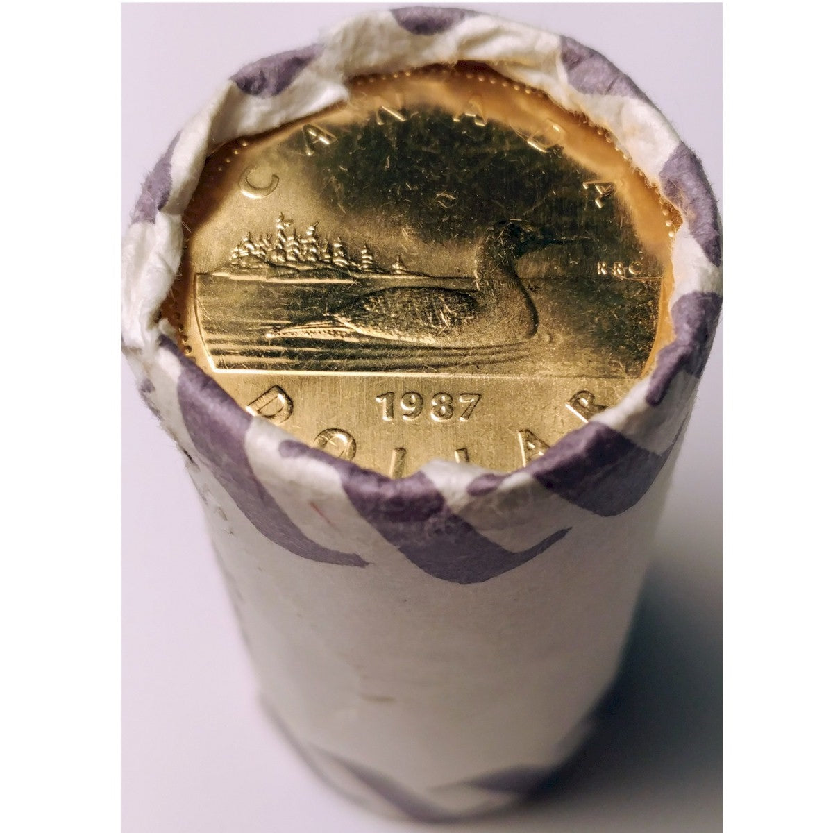 1987 Canada Loon Dollar Original Roll of 25pcs – Colonial Acres Coins