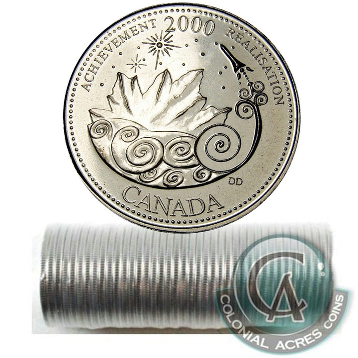 1999-2000 Millennium 25 Cent Coins - Colonial Acres Coins