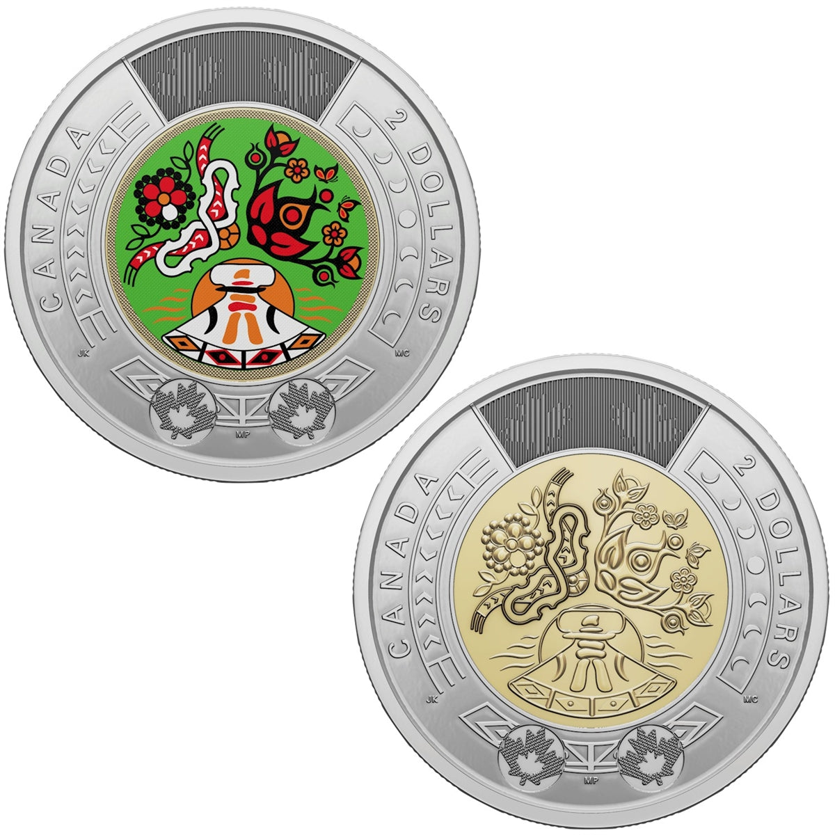 2023 Canada $2 National Indigenous Peoples Day Mixed Roll of 25pcs ...