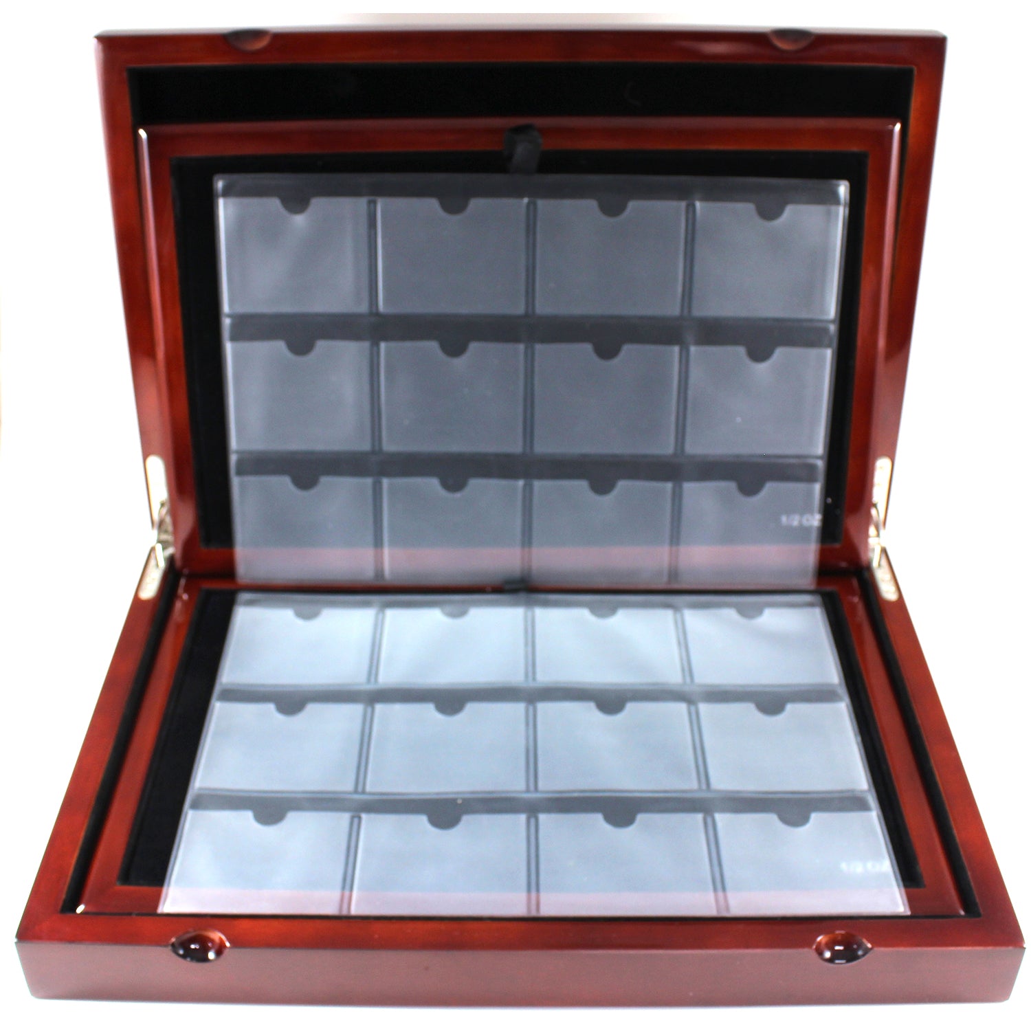 RCM Premium Case and Box with RCM Logo - EMPTY (1/2oz Trays) – Colonial ...