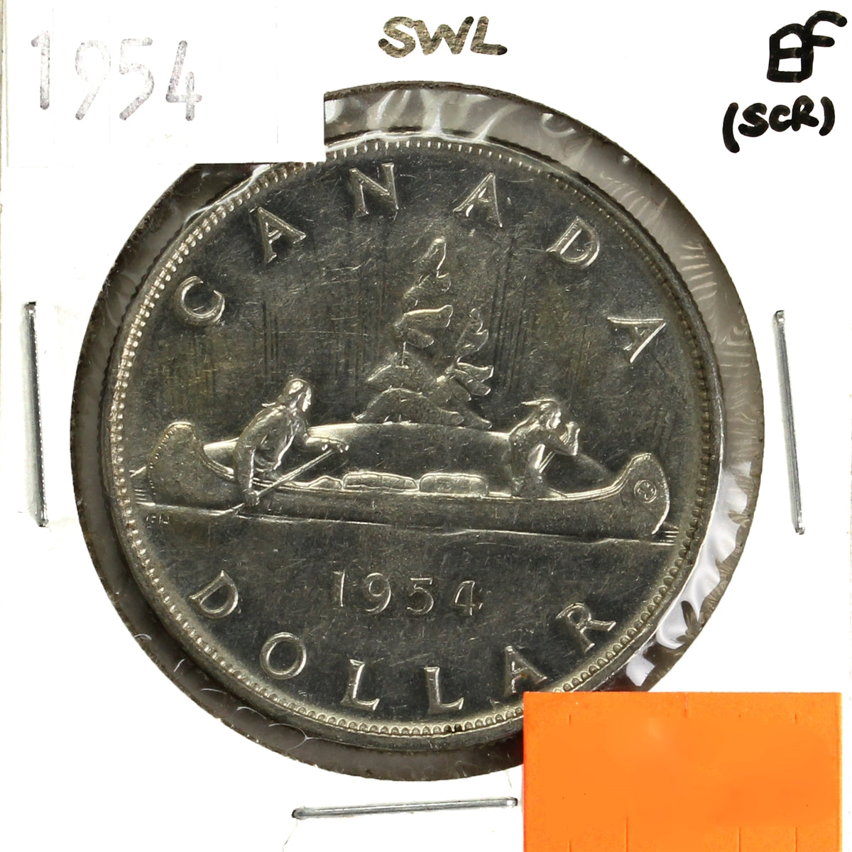 1954 SWL Canada Dollar Extra Fine (EF40) Scratched, Cleaned, or Impair – Colonial Acres Coins