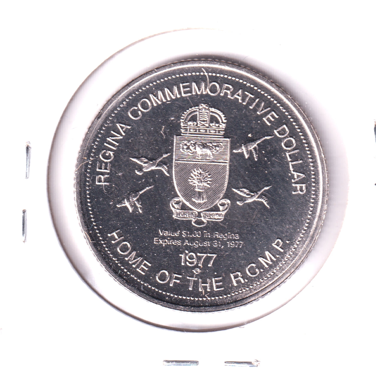 1978 Regina Commemorative Dollar: 1876 - Sioux Nation Seek Asylum thro ...