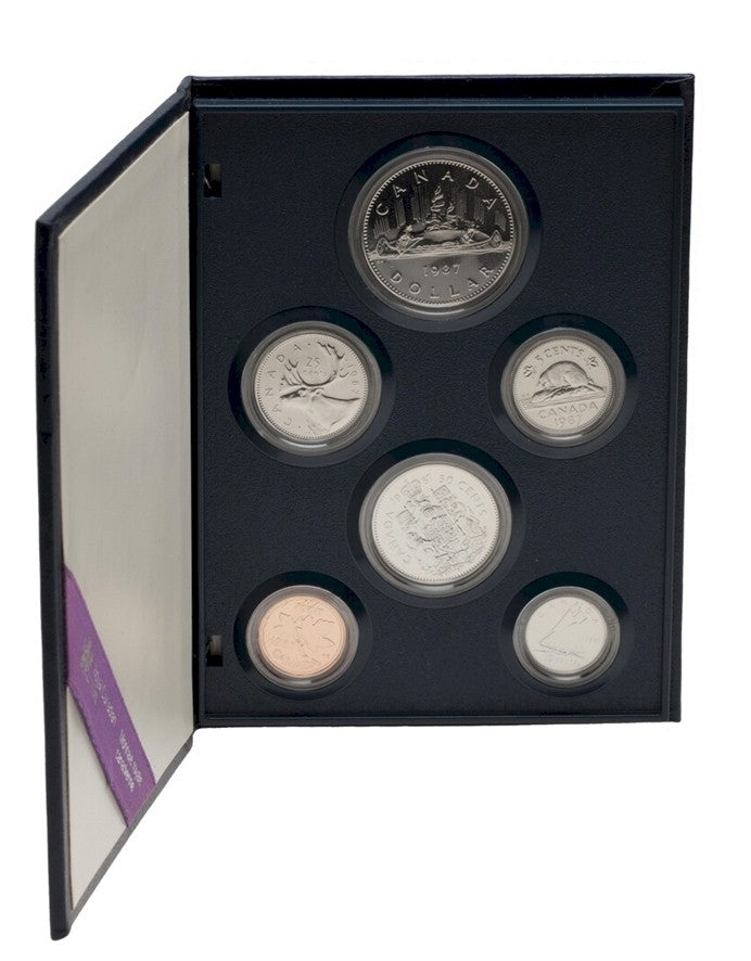 1987 Canada Specimen 6-coin set – Colonial Acres Coins