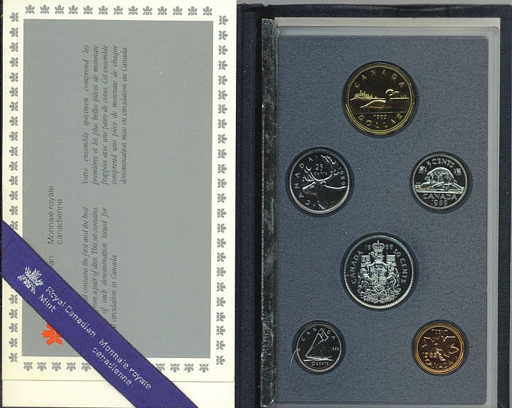 1989 Canada Specimen 6-coin set – Colonial Acres Coins