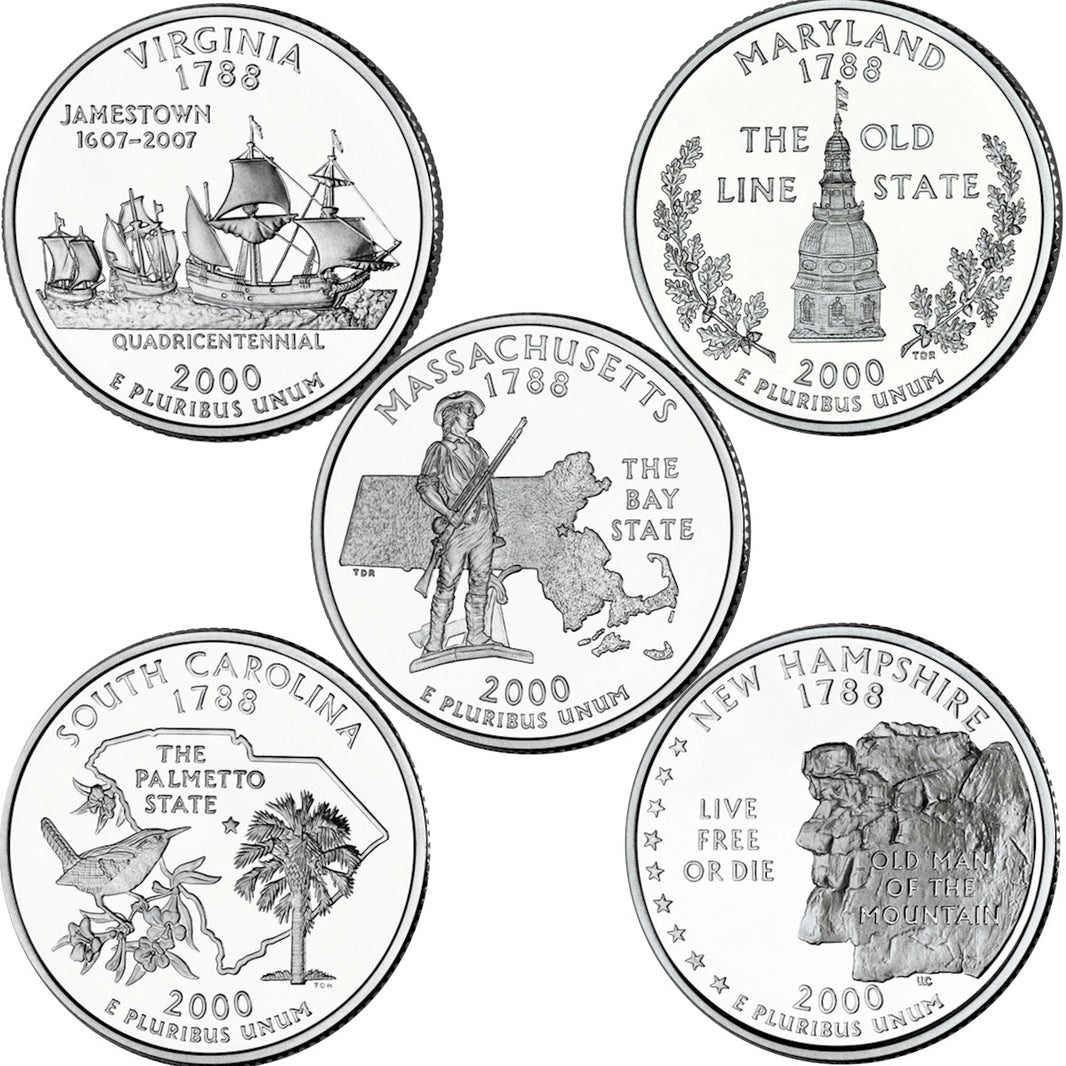 Statehood Quarters (1999-2009) - Colonial Acres Coins
