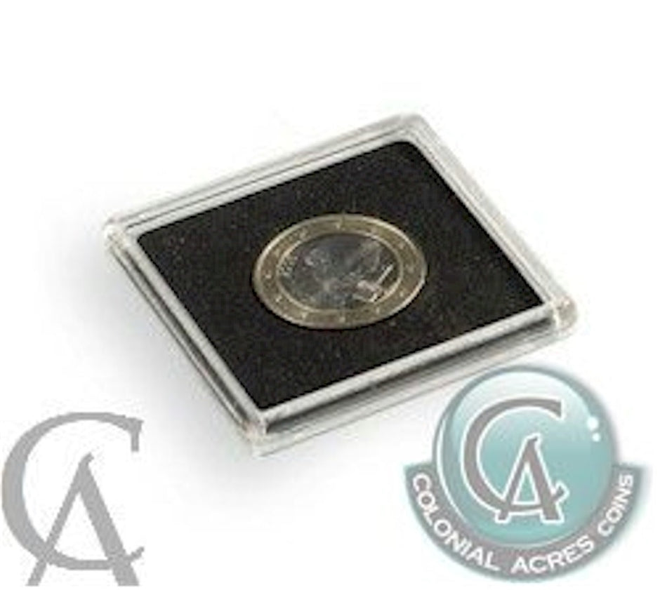 Square Plastic Coin Capsules - Colonial Acres Coins
