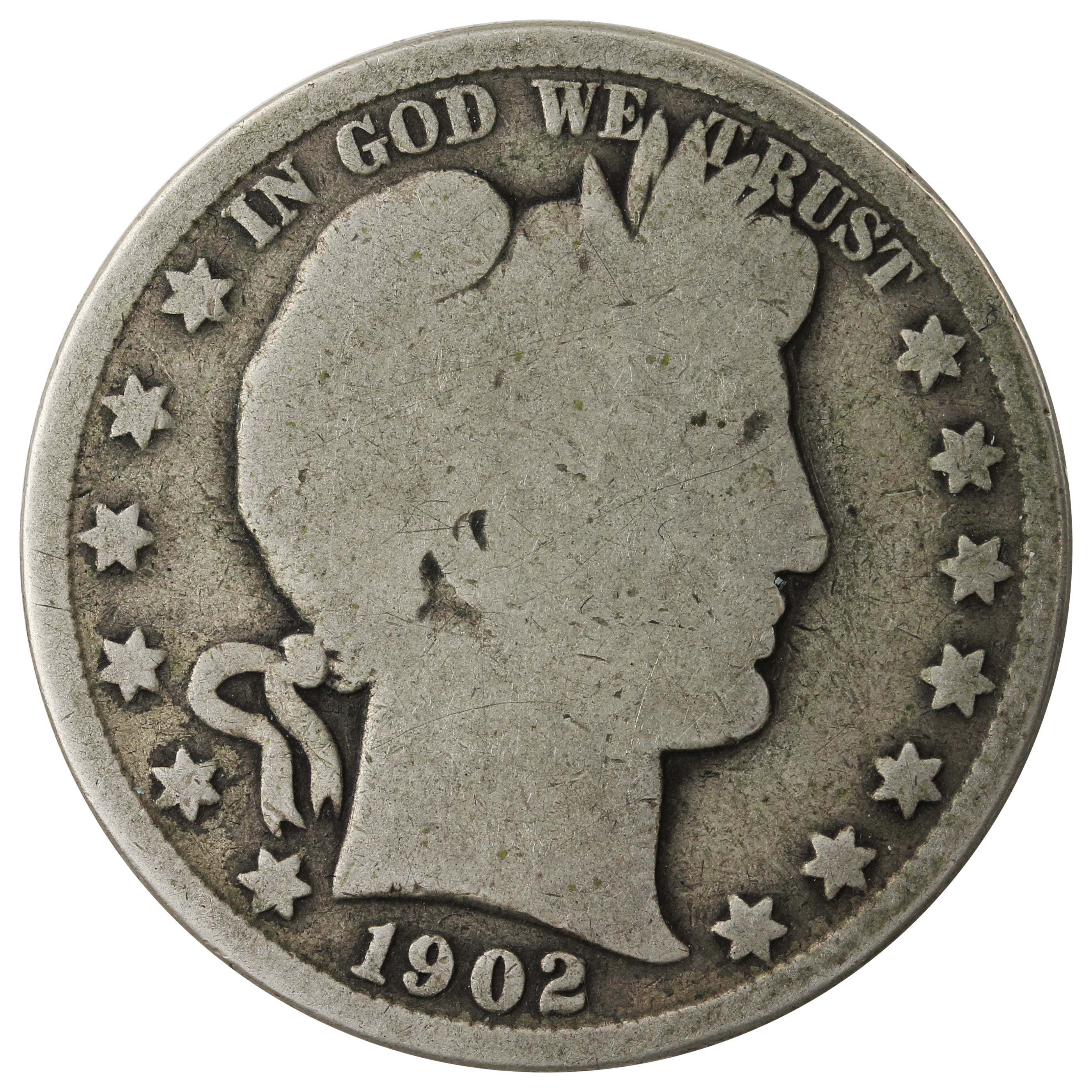 1902 USA Half Dollar About Good (AG3) – Colonial Acres Coins