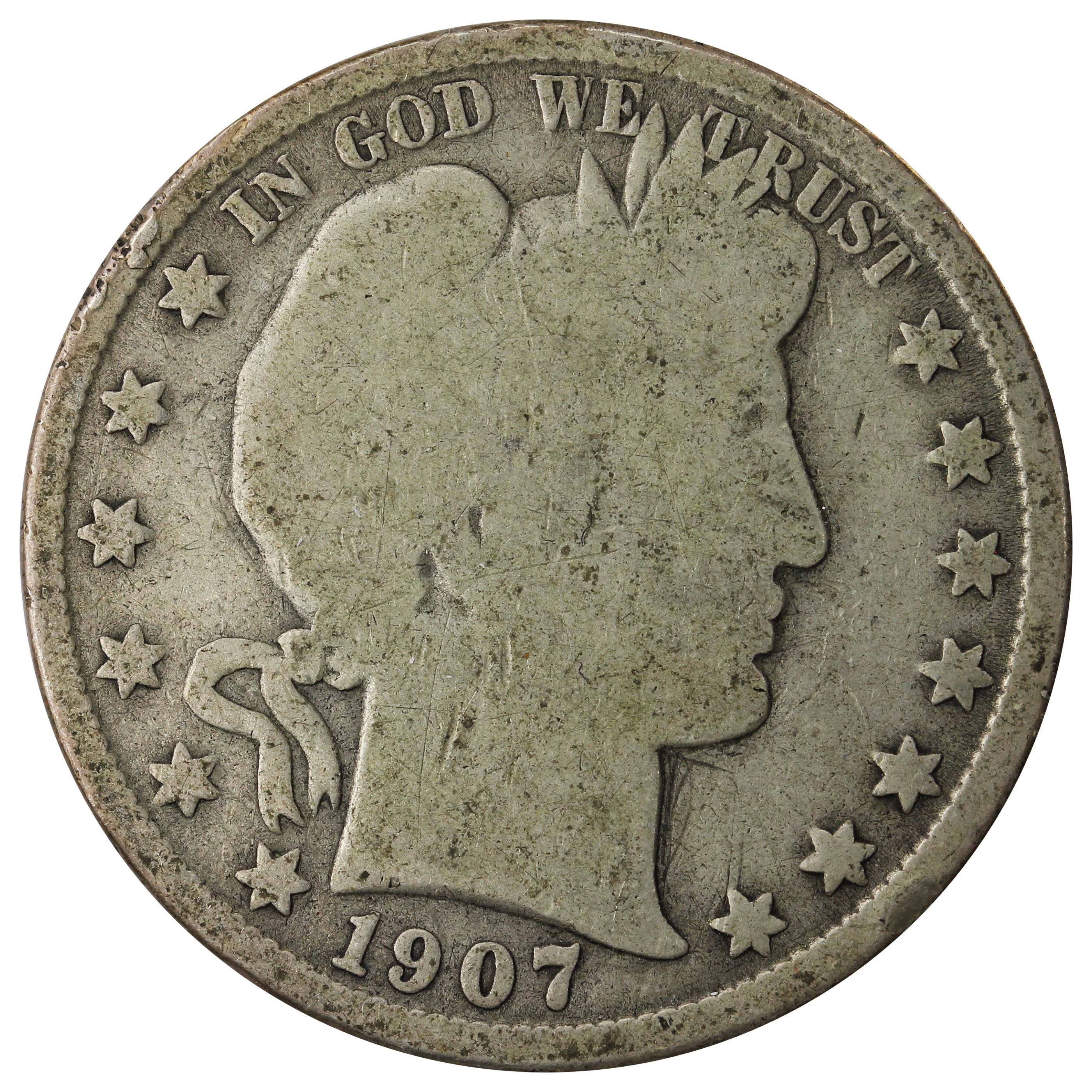 1907 O USA Half Dollar About Good (AG3) – Colonial Acres Coins