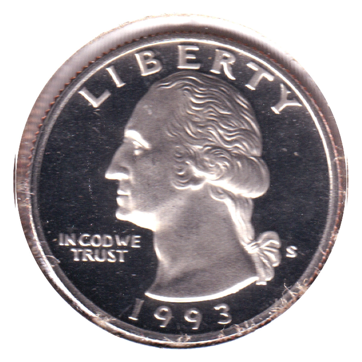 1993 S CLAD USA Quarter Proof – Colonial Acres Coins