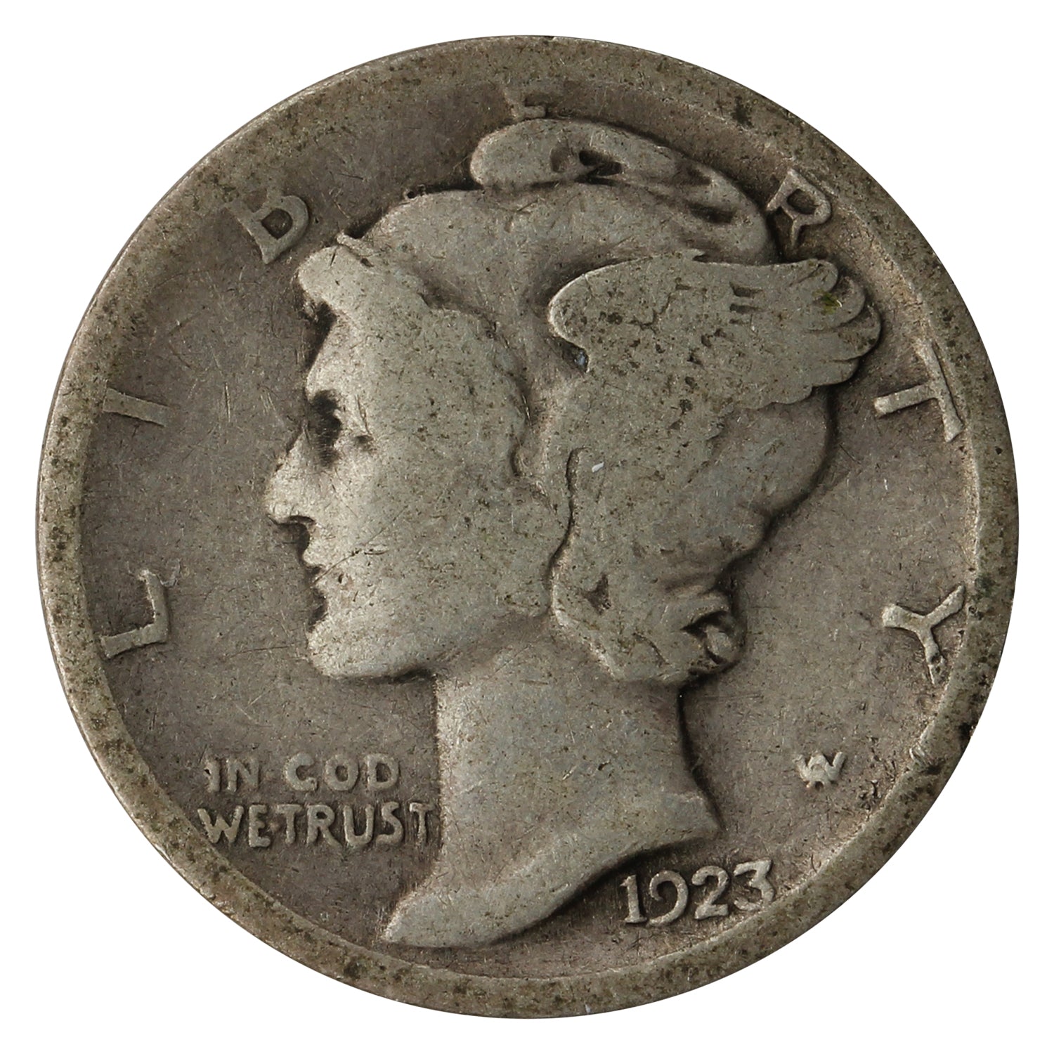 1923 USA Dime Circulated – Colonial Acres Coins