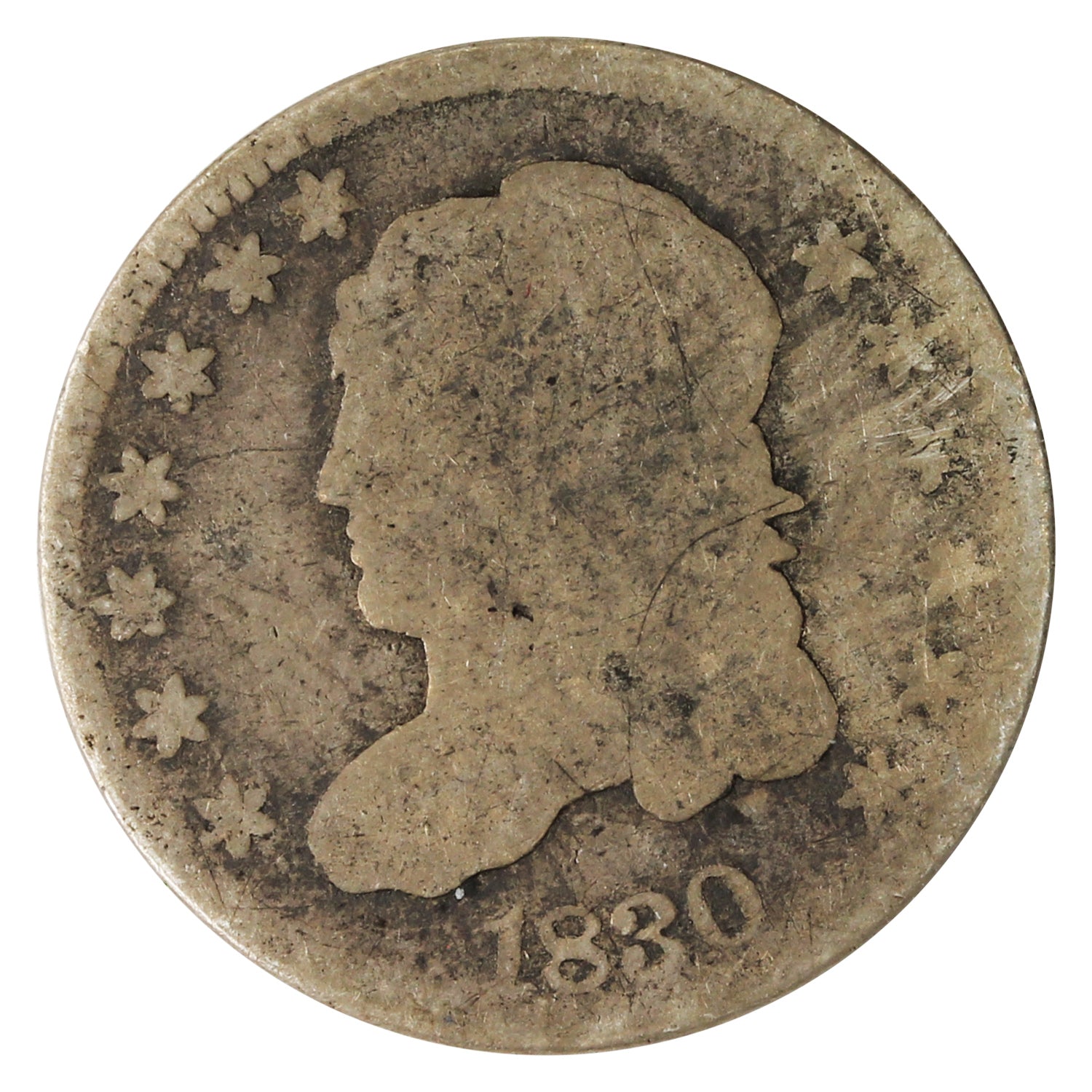 1830 USA Half Dime Filler – Colonial Acres Coins