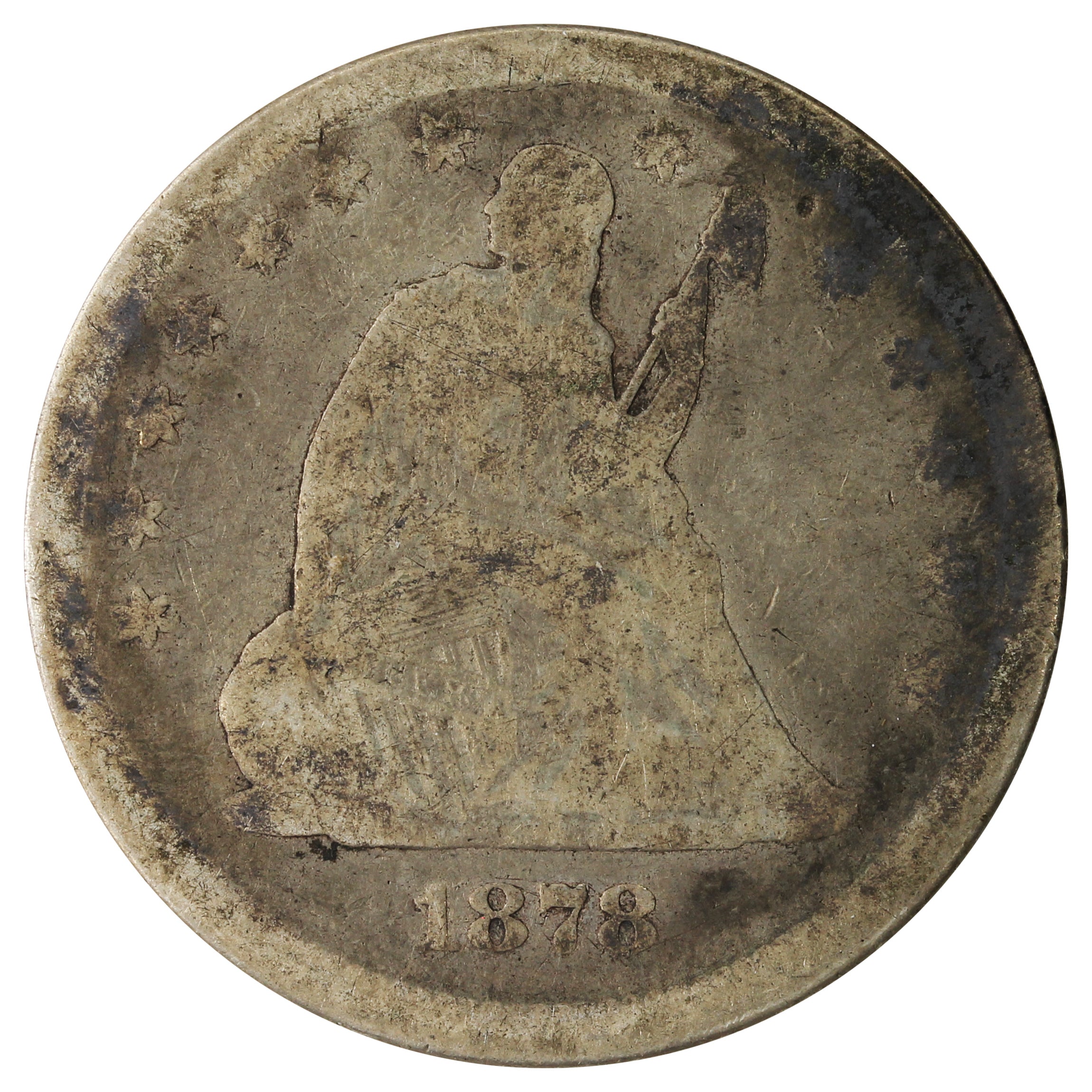 1878 USA Quarter About Good (AG-3) – Colonial Acres Coins