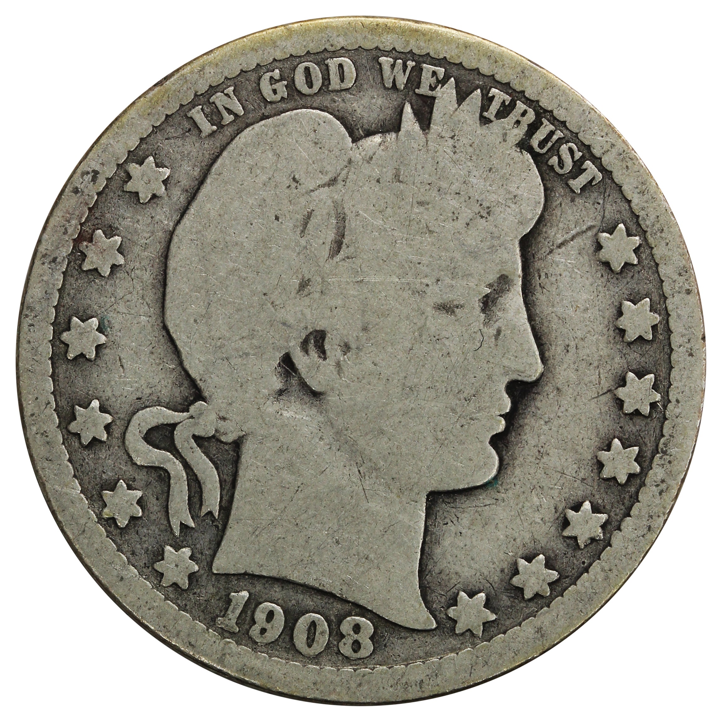 1908 USA Quarter Good (G4) – Colonial Acres Coins