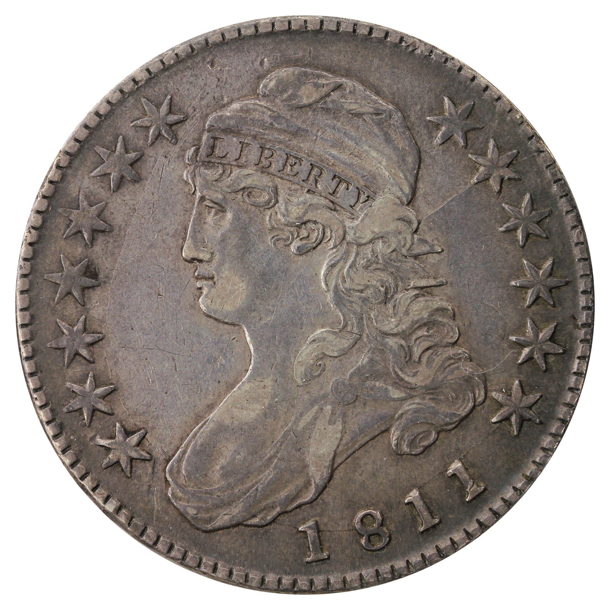1811 Small 8 USA Half Dollar Extra Fine (EF40) $ – Colonial Acres Coins