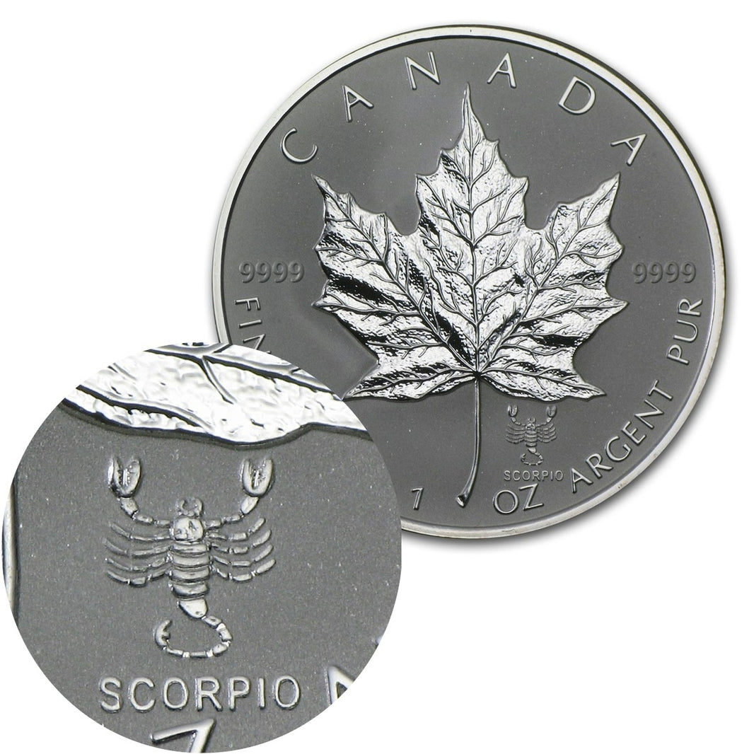 Privy Mark Silver Maple Leafs - Colonial Acres Coins