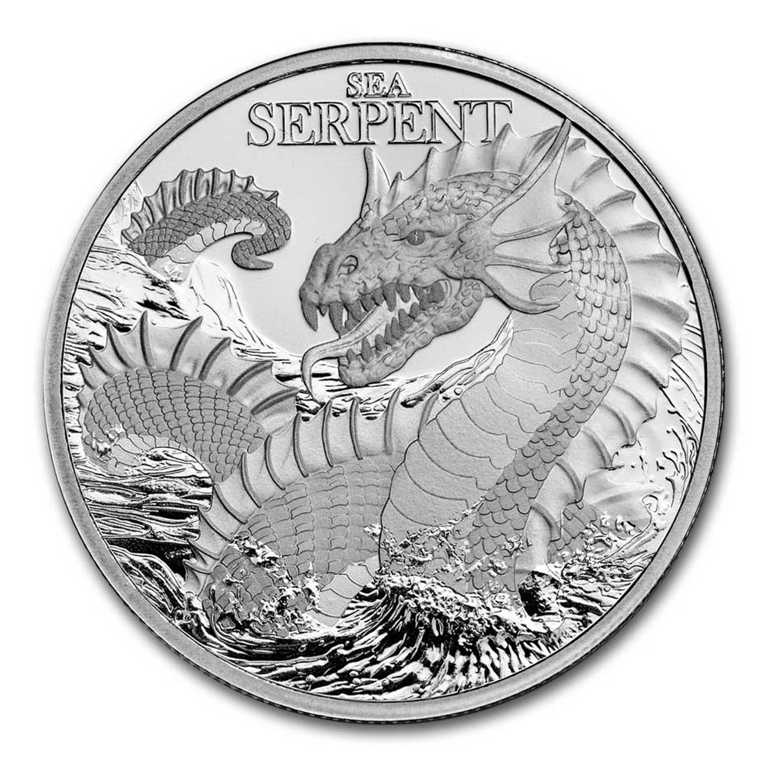 2024 Niue $2 Mythical Creatures: Sea Serpent 1oz. .999 Silver Coin (No ...