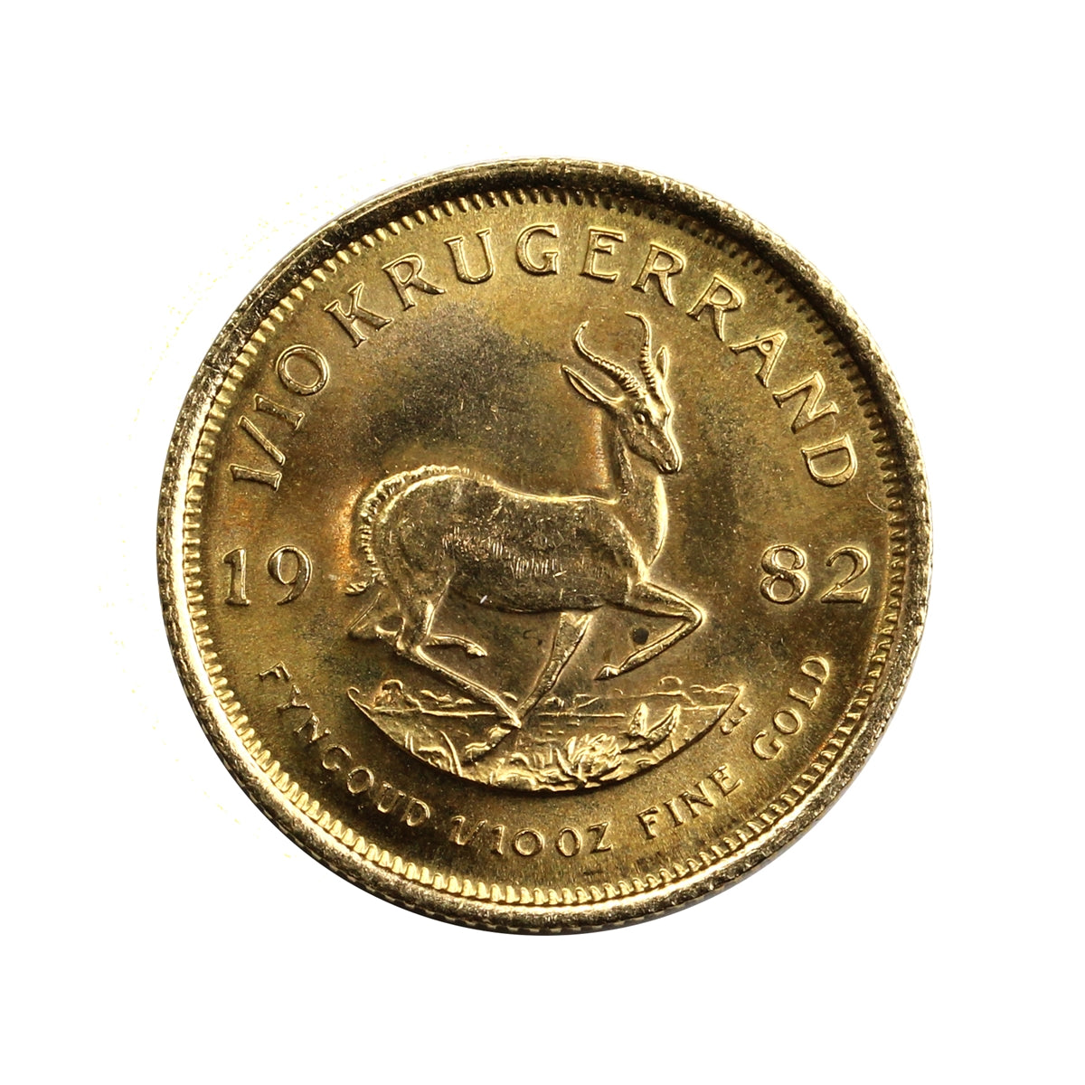 South Africa 1982 1/10oz. Gold Krugerrand – Colonial Acres Coins