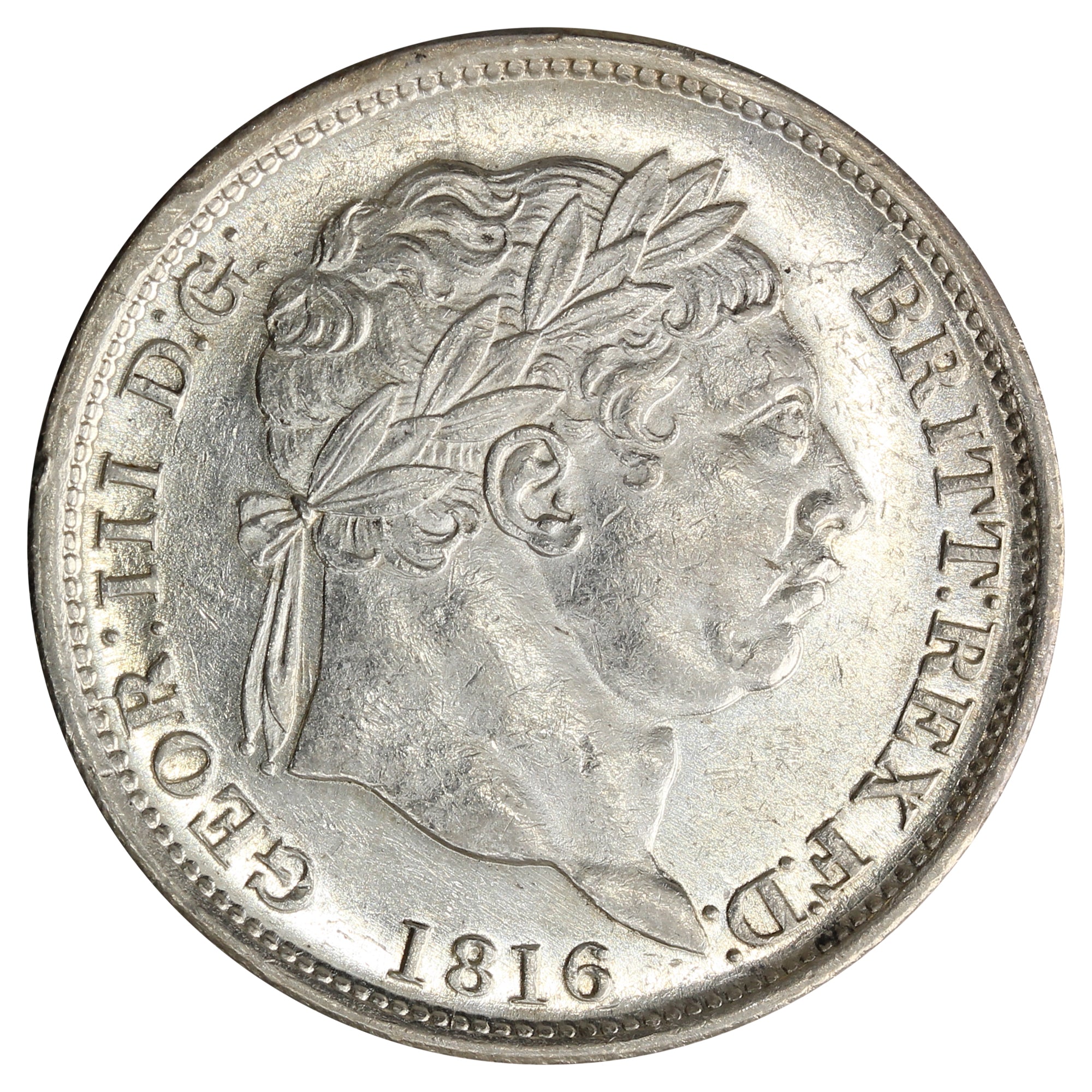 Great Britain 1816 George III Shilling AU-UNC (AU55) $ – Colonial Acres ...