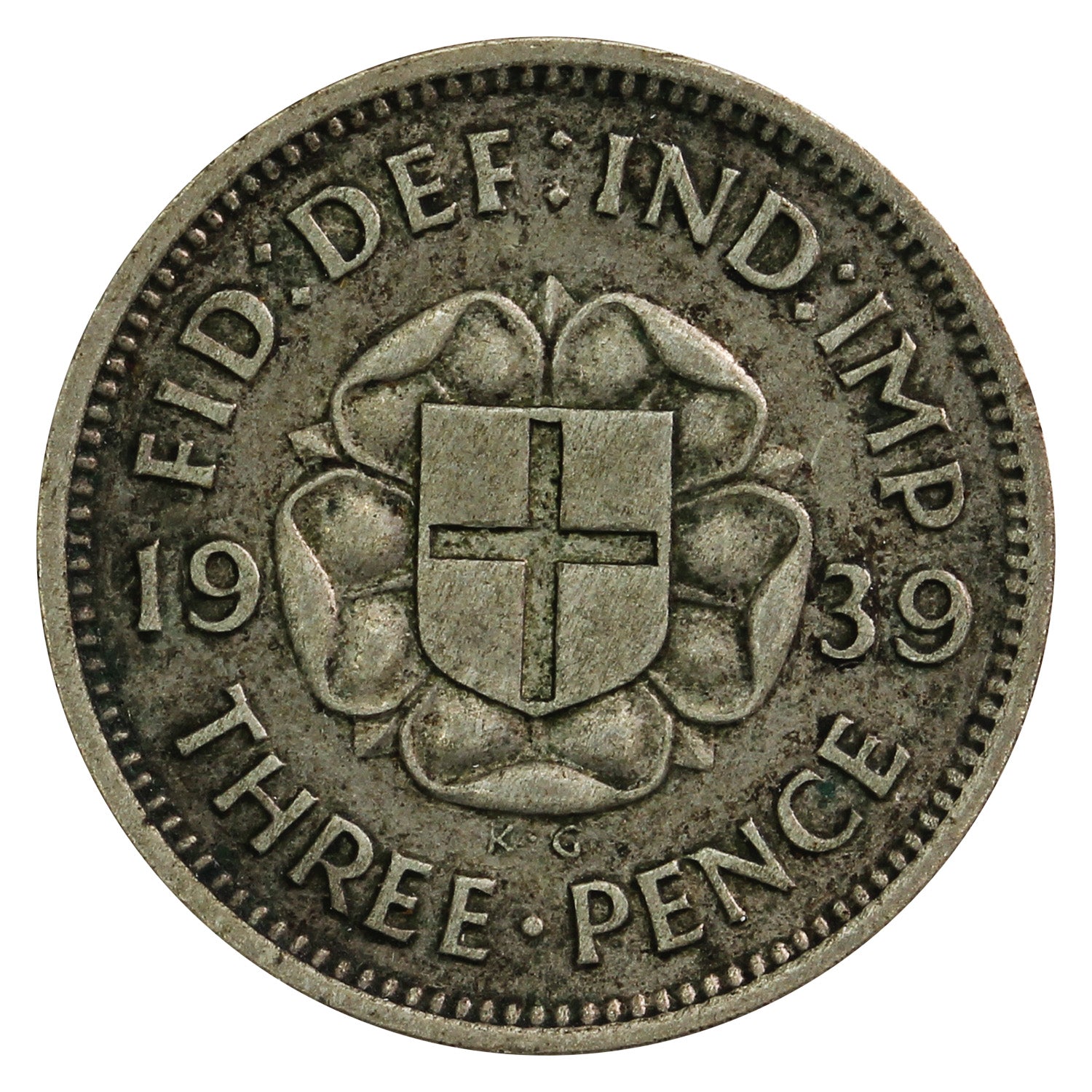 Great Britain 1939 Silver 3 Pence Circulated – Colonial Acres Coins