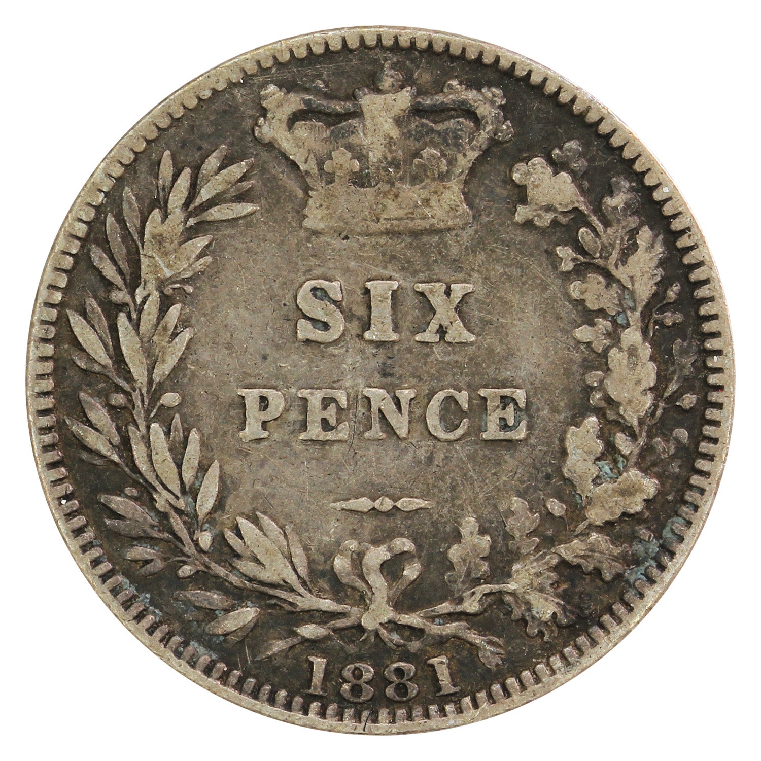 Great Britain 1881 6 Pence Fine (F12) – Colonial Acres Coins