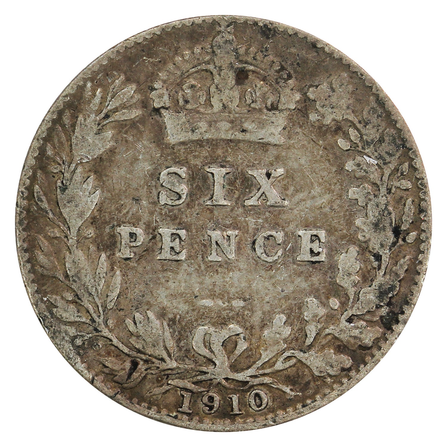 Great Britain 1910 6 Pence Fine (F-12) – Colonial Acres Coins