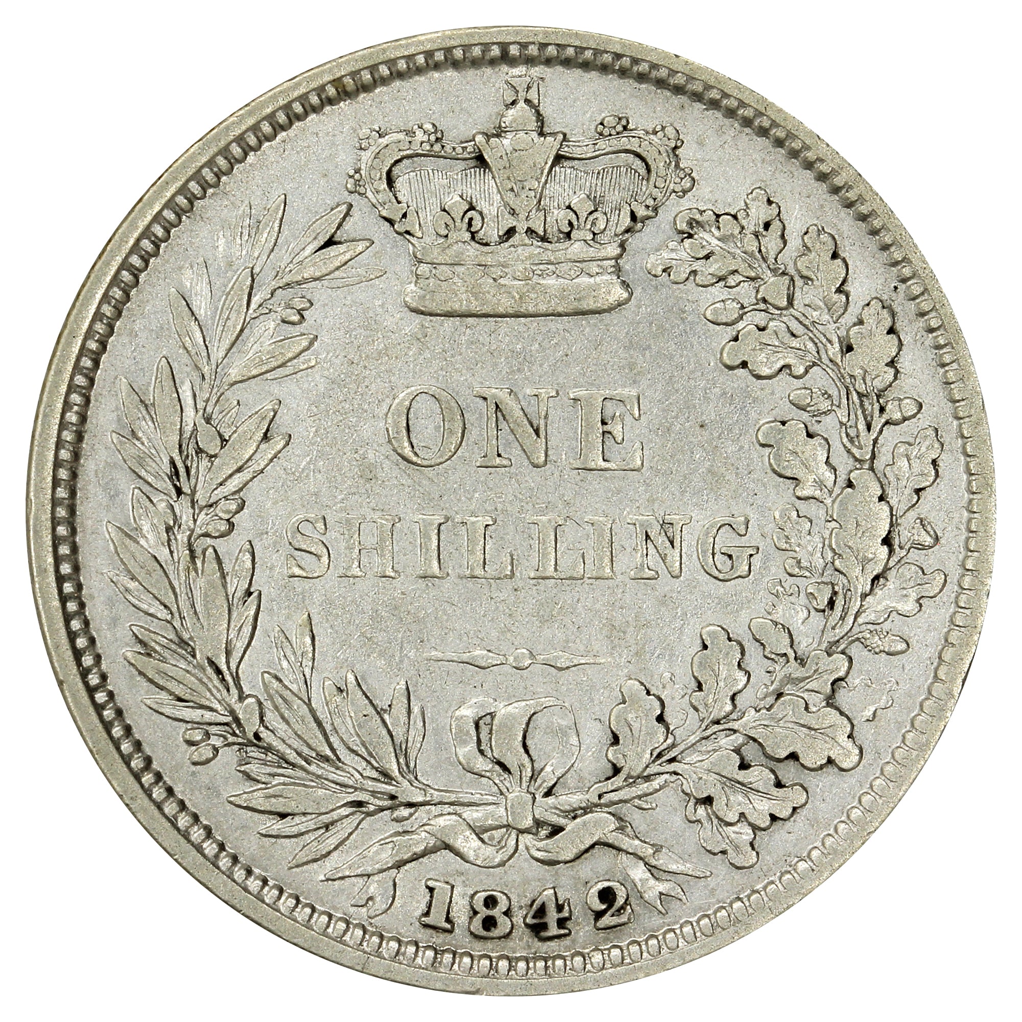 Great Britain 1842 Shilling F-VF (F15) $ – Colonial Acres Coins