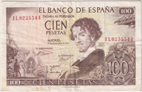 Spain 1965 100 Pestas Note, Pick #150, VF – Colonial Acres Coins