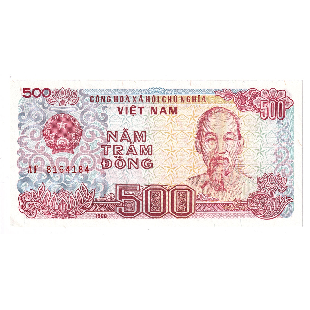 Vietnam Note 1988 500 Dong, UNC – Colonial Acres Coins