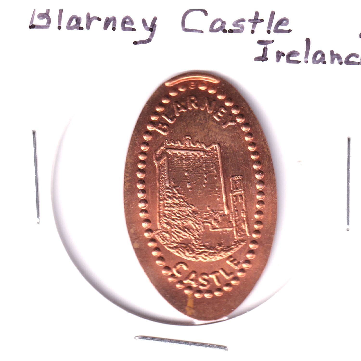 Ireland, Blarney Castle Oval Shaped Copper Token – Colonial Acres Coins