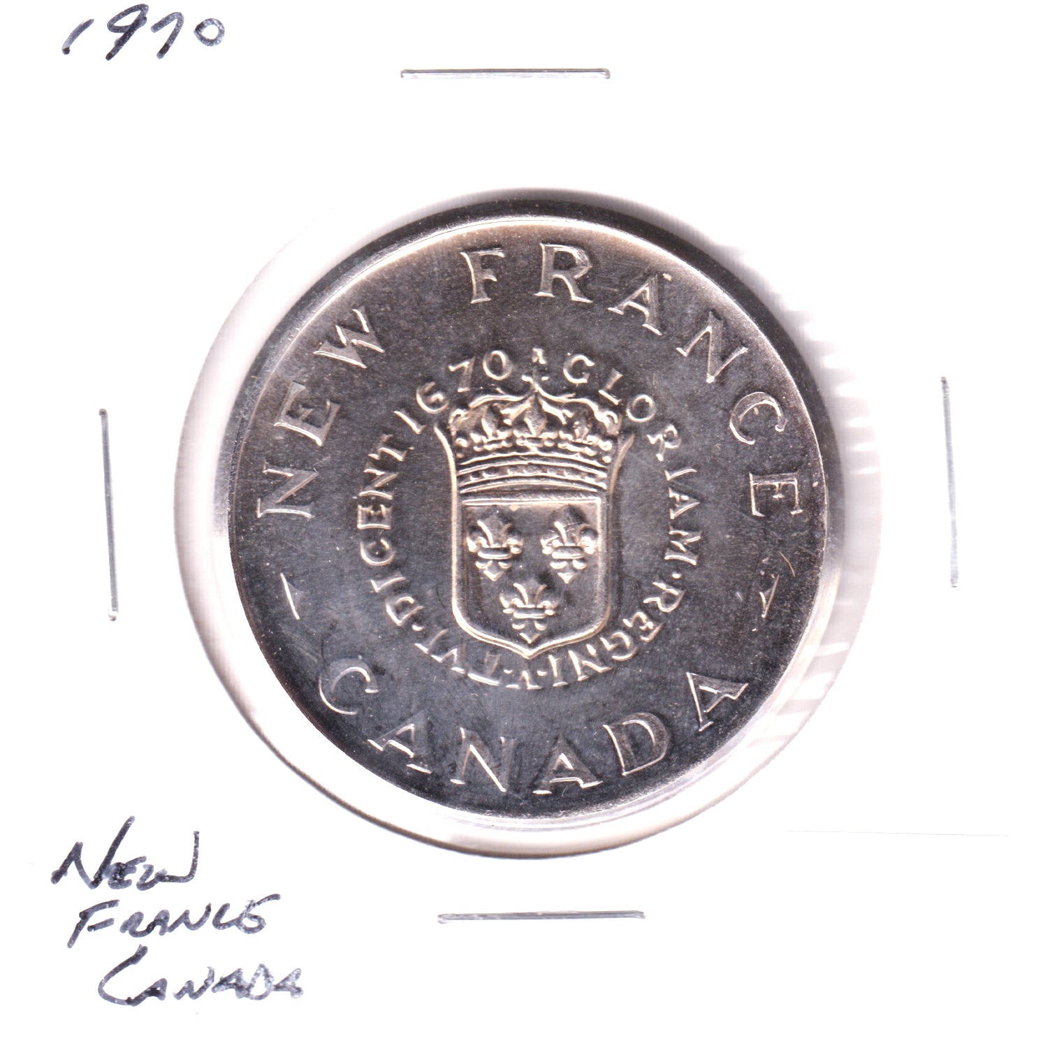 1970 New France Canada Token – Colonial Acres Coins