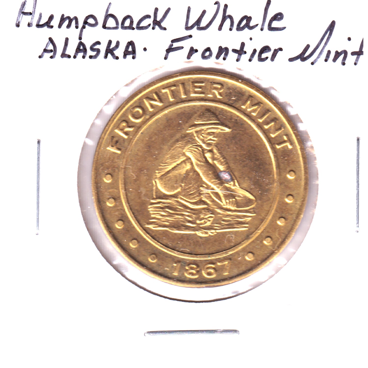 Alaska, Frontier Mint Humpback Whale Token – Colonial Acres Coins