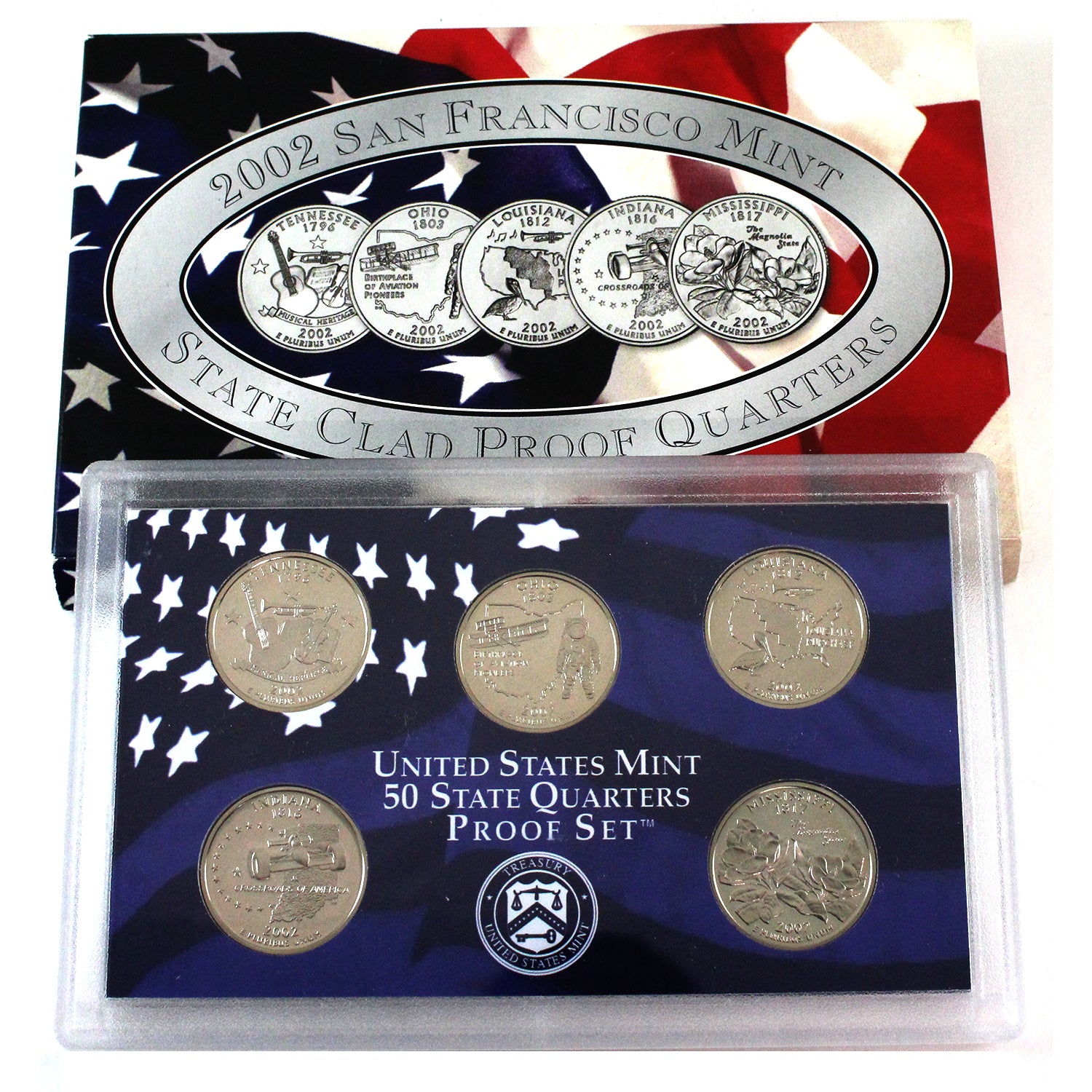 2002 S USA Mint State Quarters Proof Set – Colonial Acres Coins